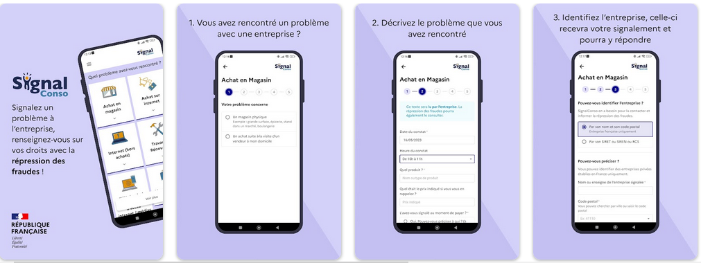 Signal Conso : comment utiliser la nouvelle appli pour signaler les ...